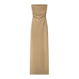 Bershka Kleid Damen Gr&ouml;&szlig;e 38 gold Winterkleid