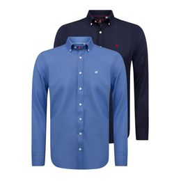 Williot Hemd Herren Gr&ouml;&szlig;e L blau / navy / rot / wei&szlig;