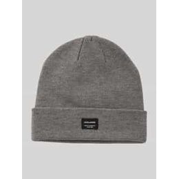 Jack & Jones Beanie mit Label-Patch Modell 'DNA'