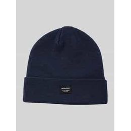 Jack & Jones Beanie mit Label-Patch Modell 'DNA'