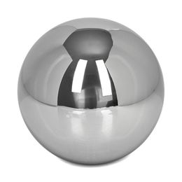 hofstein Glaslampenschirm Bernado Ersatzglas 10 cm Chrom, Rauchfarben