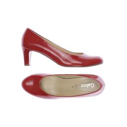 Gabor Damen Pumps, rot, Gr. 6