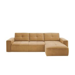 meinSofa Ecksofa Mick ¦ gelb ¦ Maße (cm): B: 295 H: 85 T: 188