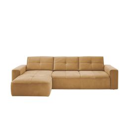 meinSofa Ecksofa Mick ¦ gelb ¦ Maße (cm): B: 295 H: 85 T: 188