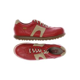 Camper Damen Halbschuh, rot, Gr. 42