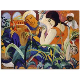 Wandbild Artland "Orientalische Frauen. 1912", bunt, B:120cm H:90cm, Canvas, Leinwand, Bilder, als Leinwandbild, Poster in verschied. Größen