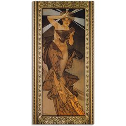 Wandbild Artland "Sterne: Der Morgenstern", beige (naturfarben), B:75cm H:150cm, Canvas, Leinwand, Bilder, als Leinwandbild, Wandaufkleber in verschied. Größen