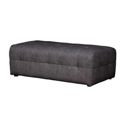 Polsterhocker Home Affaire "Nosia", schwarz, B:120cm H:47cm T:70cm, 100% Polyester, Hocker, Polsterhocker, passend zur Serie