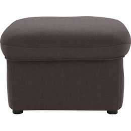 Hocker DOMO collection "Faenza", braun (espresso), B:60cm H:41cm T:60cm, 92% Polyester, 8% Nylon, Hocker, Polsterhocker, DOMO collection Hocker, in gro&szlig;er Farbvielfalt