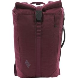 Freizeitrucksack Nitro "Scrambler", Gr. B/H/T: 30cm x 47cm x 12cm, rot (wine), Polyester, Polyethylen, Nylon, Rucksäcke, Rucksack für Alltag, Arbeit & Reise mit Roll-Top, Cityrucksack