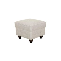 Polsterhocker Home Affaire "MENDITTE", beige (creme), B:55cm H:46cm T:55cm, 100% Polyester, Hocker, Polsterhocker