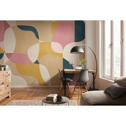 Fototapete Komar "Komar Vlies Fototapete - Baby Girl - Größe 350 x 250 cm", lila (modern), H:1,2m L:2,5m, Vlies, Tapeten