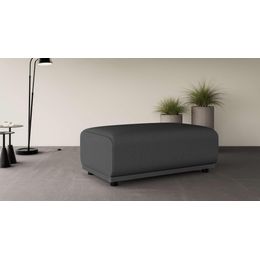 Polsterhocker Home Affaire "TAMMO", grau (anthrazit), B:70cm H:45cm T:120cm, 100% Polyester, Hocker, Polsterhocker, passend zur Serie, auch in Cord und Boucl&eacute;
