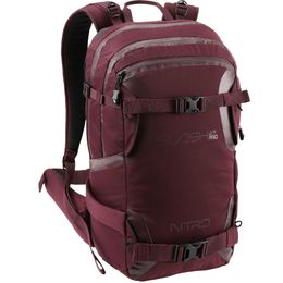 Freizeitrucksack Nitro "Slash 25 Pro", Gr. B/H/T: 31cm x 53cm x 15cm, rot (wine), Polyester, Rucksäcke, Snowboardrucksack, Wanderrucksack, Freizeitrucksack, Skatepack