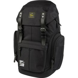 Freizeitrucksack Nitro "Daypacker", Gr. B/H/T: 30cm x 46cm x 18cm, schwarz (true schwarz), Polyester, Rucksäcke, mit Laptopfach, Schulrucksack, Wanderrucksack oder Streetpack