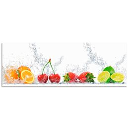 Küchenrückwand Artland "Fruchtig erfrischend gesund Fruchtmix" Spritzschutzwände Gr. B/H: 160cmx55cm, bunt Alu Spritzschutz mit Klebeband, einfache Montage