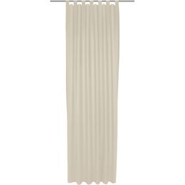 Vorhang WIRTH "Dim out" Gardinen Gr. 345cm, Schlaufen, 142cm, beige nach Maß