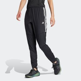 Laufhose adidas Performance "OTR E 3S PANT", Damen, Gr. L, N-Gr, schwarz, Obermaterial: 100% Polyester, sportlich, Hosen