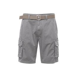 Cargoshorts 11 Project "Cargoshorts PRFribo", Herren, Gr. L, N-Gr, beige (smoked pearl), Obermaterial: 97% Baumwolle CO. 3% Elasthan EL., casual, regular fit kurz, Hosen