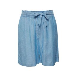 Shorts Fransa "Shorts FPLin" Gr. 50, N-Gr, blau (malibu blau mix), Damen, Obermaterial: 75% Viskose LENZINGu00bf ECOVEROu00bf CV LenzEcov. 25% Leinen LI., Hosen