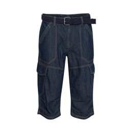 Cargoshorts FQ1924 "Cargoshorts FQZamo", Herren, Gr. S, N-Gr, blau (denim dunkelblau), Obermaterial: 100% Baumwolle CO., casual, regular fit normal, Hosen