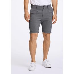 Shorts LINDBERGH "LINDBERGH Performance-Shorts", Herren, Gr. L, grau (grau mix), Oberstoff: 75% Polyester, 22% Viskose, 3% Elasthan, Hosen