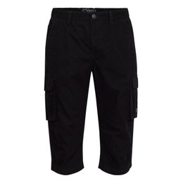 Cargoshorts FQ1924 "Cargoshorts FQArino", Herren, Gr. L, N-Gr, schwarz (schwarz beauty), Obermaterial: 100% Baumwolle CO., casual, regular fit normal, Hosen