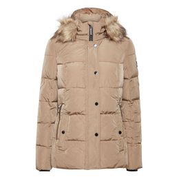 Winterjacke Fransa "Winterjacke FRBac", Damen, Gr. S, braun (malt ball), Obermaterial: 100% Nylon NY., casual, regular fit kniefrei, Jacken