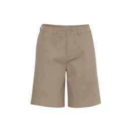 Cargoshorts Fransa "Chinoshorts FRTwill" Gr. 44, N-Gr, silber (silber mink), Damen, Obermaterial: 97% Baumwolle CO. 3% Elasthan EL., Hosen