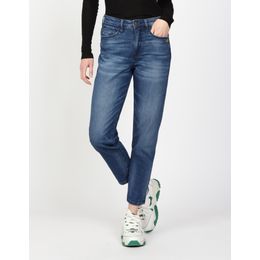 Mom-Jeans Gang "94GLORY", Damen, Gr. 26, N-Gr, denim spirit, Denim/Jeans, Obermaterial: 90% Baumwolle, 8% Polyester, 2% Elasthan, casual, knöchelfrei, Jeans, mit hochsitzenden Gesäßtaschen