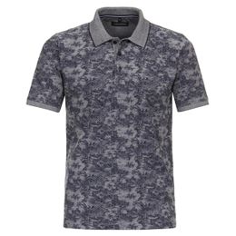 Poloshirt Casamoda "Casamoda Polo-Shirt Print", Herren, Gr. 6XL, blau (dunkelblau), 100% Baumwolle, Shirts