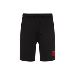 Shorts Hugo "Shorts DIZ222", Herren, Gr. L, N-Gr, schwarz, Obermaterial: 100% Baumwolle CO., Hosen