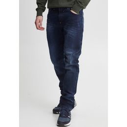 Slim-fit-Jeans Blend "Twister" Gr. 29, Länge 30, blau (middle blau), Herren, Denim/Jeans, Obermaterial: 98% Baumwolle, 2% Elasthan, Abriebeffekte, Jeans