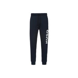 Jogginghose Hugo "Jogginghose Dutschi" Gr. XL, N-Gr, blau (dunkelblau), Herren, Obermaterial: 100% Baumwolle CO., Hosen