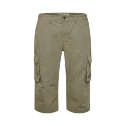 Cargoshorts FQ1924 "Cargoshorts FQArino", Herren, Gr. S, N-Gr, grün (dusty olive), Obermaterial: 100% Baumwolle CO., casual, regular fit normal, Hosen