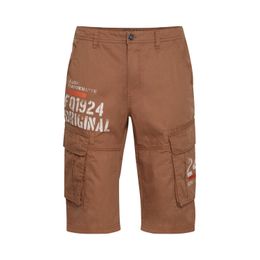 Cargoshorts FQ1924 "Cargoshorts FQMael", Herren, Gr. XL, N-Gr, braun (otter), Obermaterial: 100% Baumwolle CO., casual, regular fit normal, Hosen