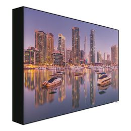Bilderwelten Akustik-Wechselbild Dubai Skyline und Marina