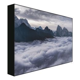 Bilderwelten Akustik-Wechselbild Wolkenmeer im Himalaya