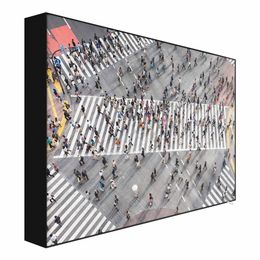 Bilderwelten Akustik-Wechselbild Shibuya Crossing in Tokio