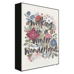 Bilderwelten Akustik-Wechselbild Winterwunder Land