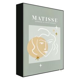 Bilderwelten Akustik-Wechselbild Matisse Interpretation - Gesicht und Sterne