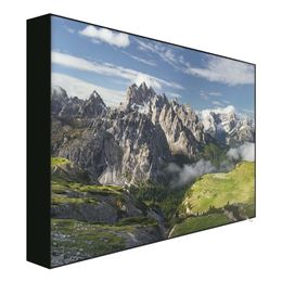 Bilderwelten Akustik-Wechselbild Italienische Alpen