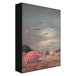 Bilderwelten Akustik-Wechselbild Ufos an einem Sommertag