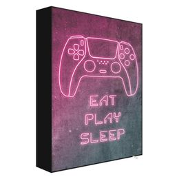 Bilderwelten Akustik-Wechselbild Neon Kontroller mit Spruch