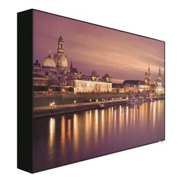 Bilderwelten Akustik-Wechselbild Canalettoblick Dresden