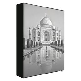 Bilderwelten Akustik-Wechselbild Taj Mahal mit Garten