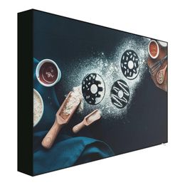 Bilderwelten Akustik-Wechselbild Backrezept Donuts