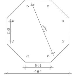 Skan Holz Pavillon Nice Nussbaum Holzpavillon, 484x484 cm