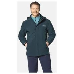 Softshelljacke Jan Vanderstorm "Softshelljacke MENNE" Gr. 62, blau (petrol) Herren Jacken wind- und wasserabweisend