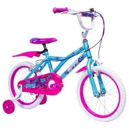 Kinderfahrrad Huffy "Huffy So Sweet 16-Zoll Himmelblau" Gr. 27, blau, Fahrräder, Kinder, 27cm, 16 Zoll (40,64cm) hinten: 16 Zoll (40,64cm)